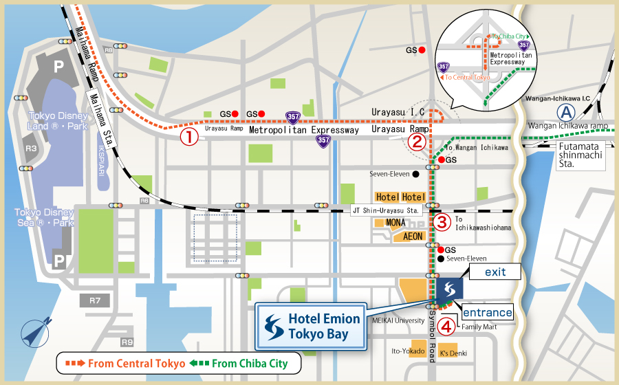 Access | Hotel Emion TOKYO BAY/Tokyo Disney Resort Partner Hotel ...